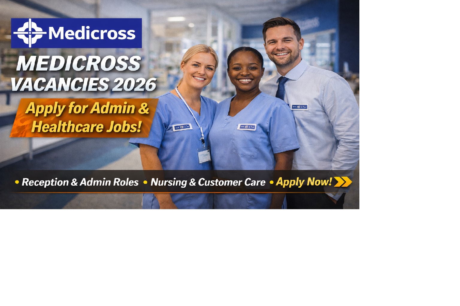 Medicross Vacancies 2026 Jobs Update – Healthcare & Support Roles ...