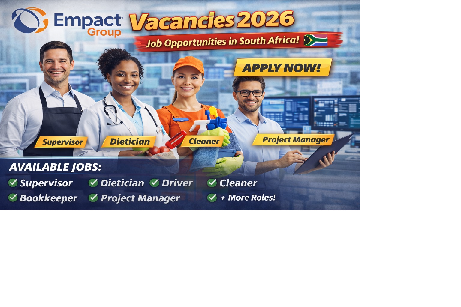 Empact Group Vacancies 2026 Latest Jobs in South Africa | Apply Online ...
