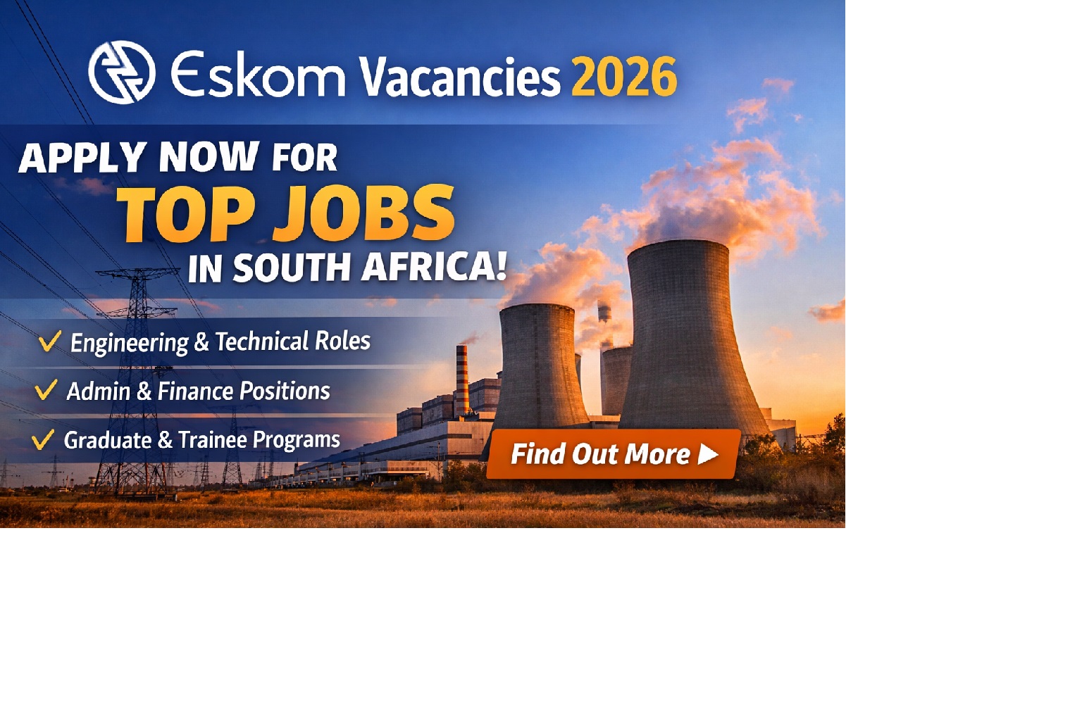 Eskom Vacancies 2026 Latest Government Jobs, Salary & How to Apply ...