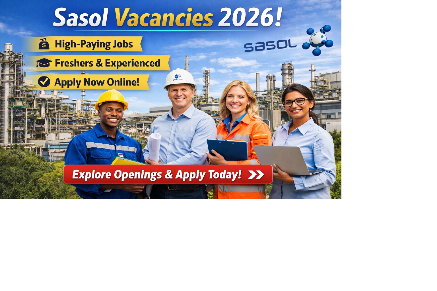 Sasol Vacancies 2026 Latest Job Opportunities, Salary & How to Apply ...