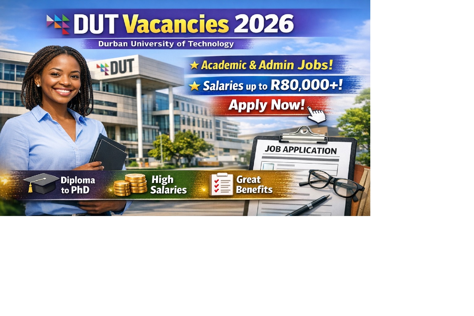 DUT Vacancies 2026 Durban University of Technology Jobs, Salary & How ...