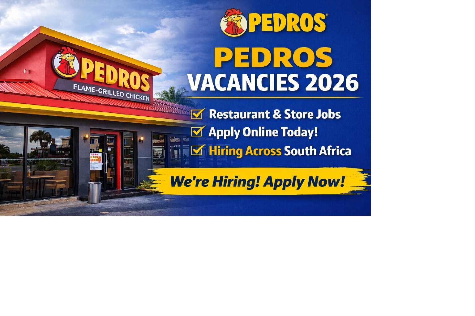Pedros Vacancies 2026: Latest Restaurant Jobs in South Africa & How to ...