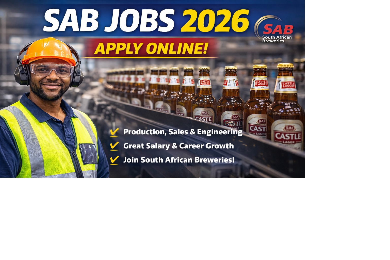SAB Vacancies 2026 Latest South African Breweries Jobs & How to Apply ...