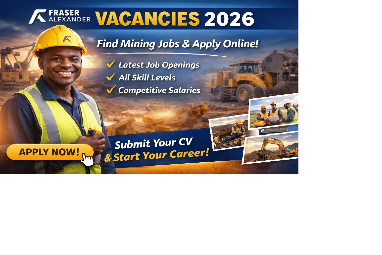 Fraser Alexander Vacancies 2026 Latest Mining Jobs, Apply Online ...