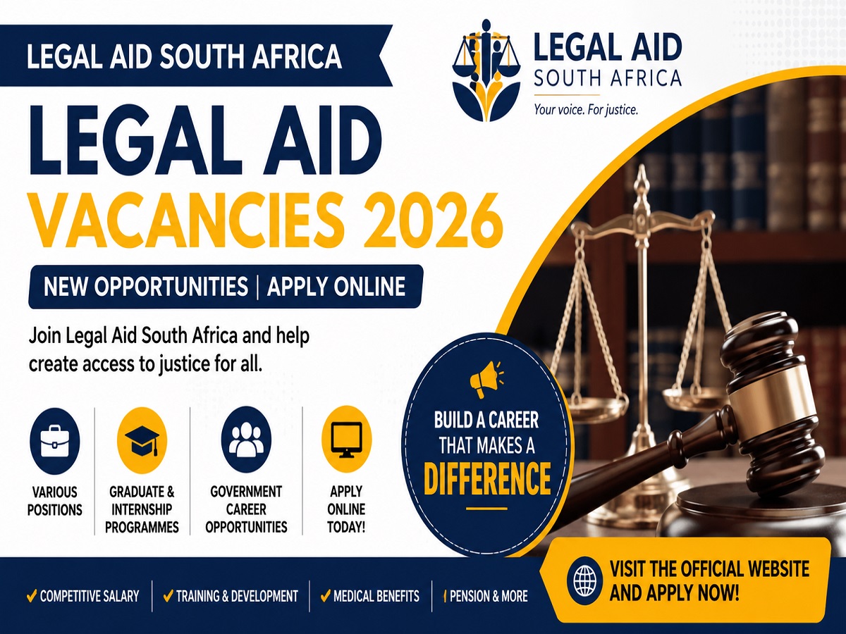 Legal Aid Vacancies 2026 Latest Government Legal Jobs in South Africa ...